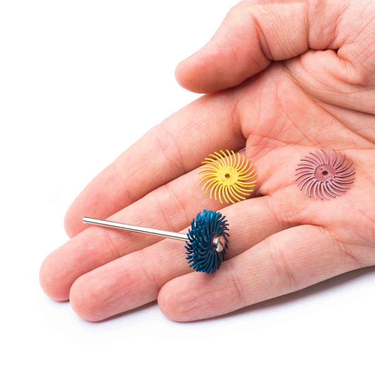 Radial Bristle Discs, Pack of Six | Kernowcraft