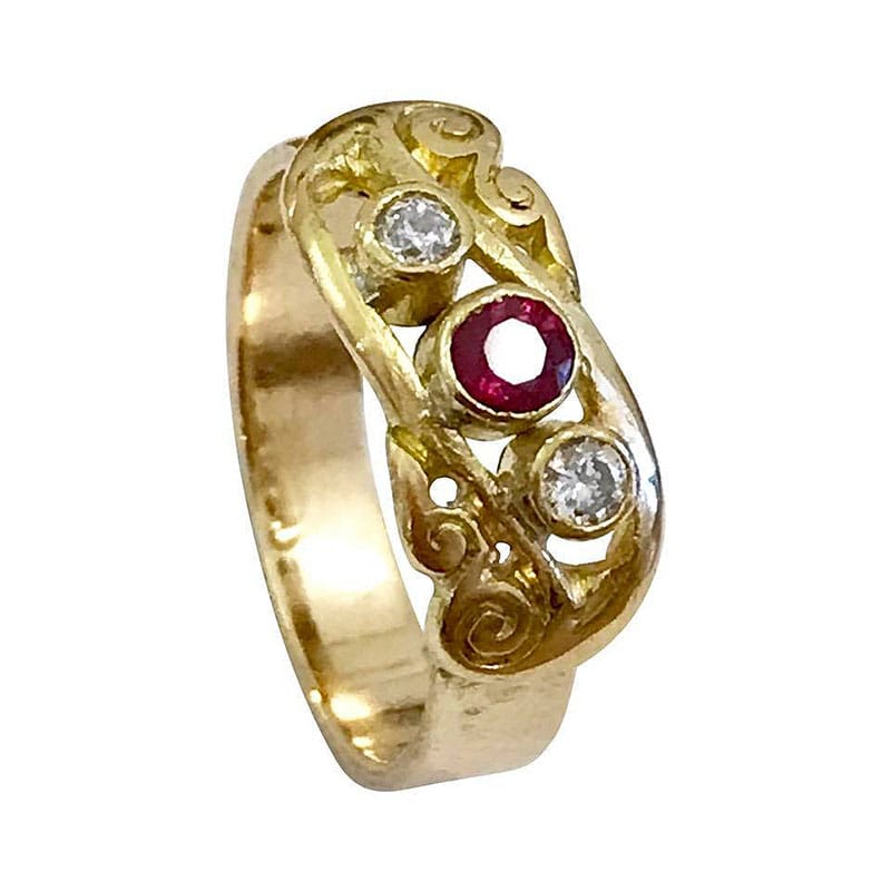 Jewellery Designs Using Ruby Gemstones