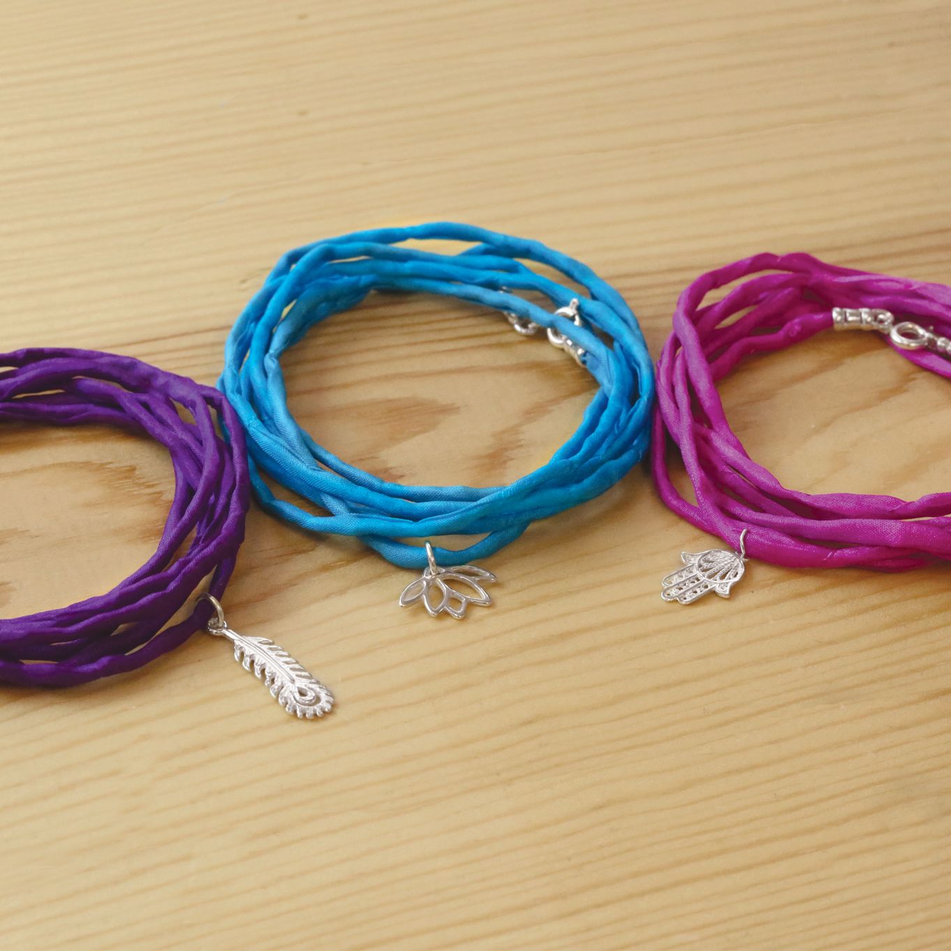 Sterling Silver Hamsa Hand Charm