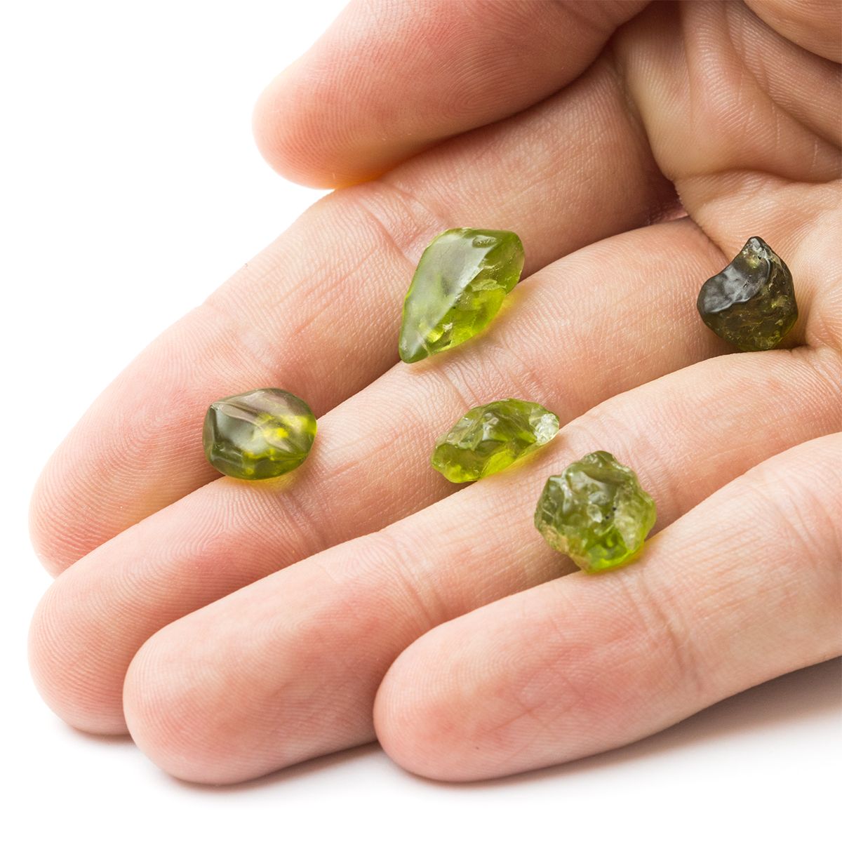 Natural Peridot Tumbled Polished Stones