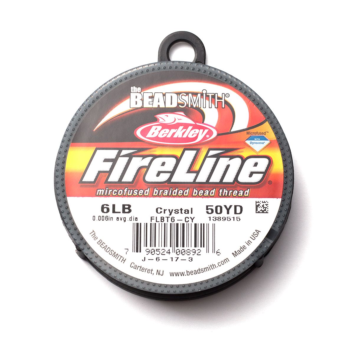 Fireline Braided Bead Thread, 0.2mm Crystal Clear