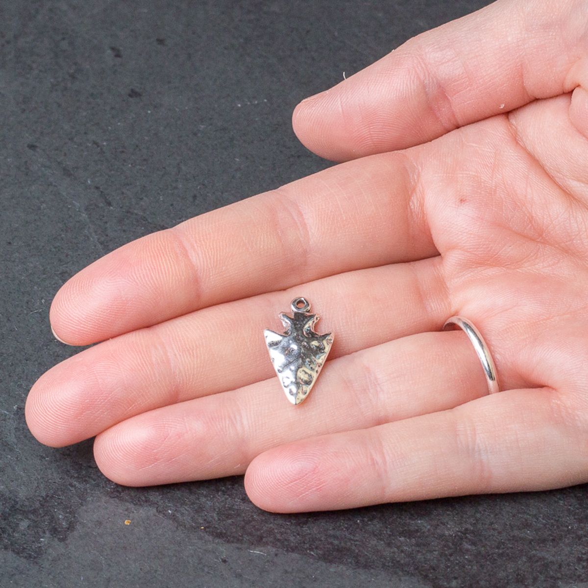 Sterling Silver Arrowhead Charm