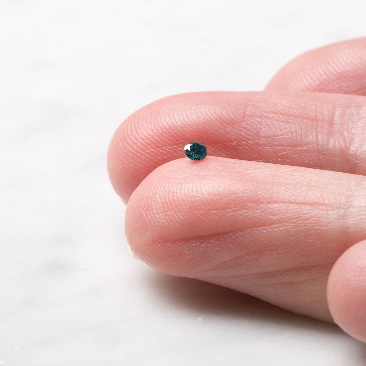 Ocean Blue Faceted Diamond Stones | Kernowcraft