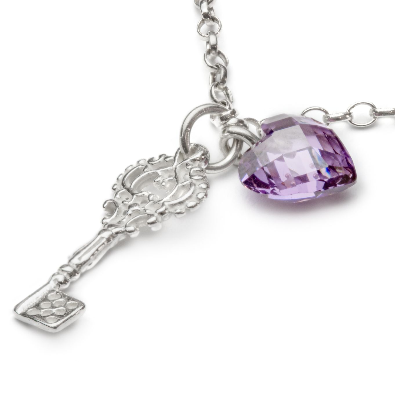 Sterling Silver Key Charm | Kernowcraft