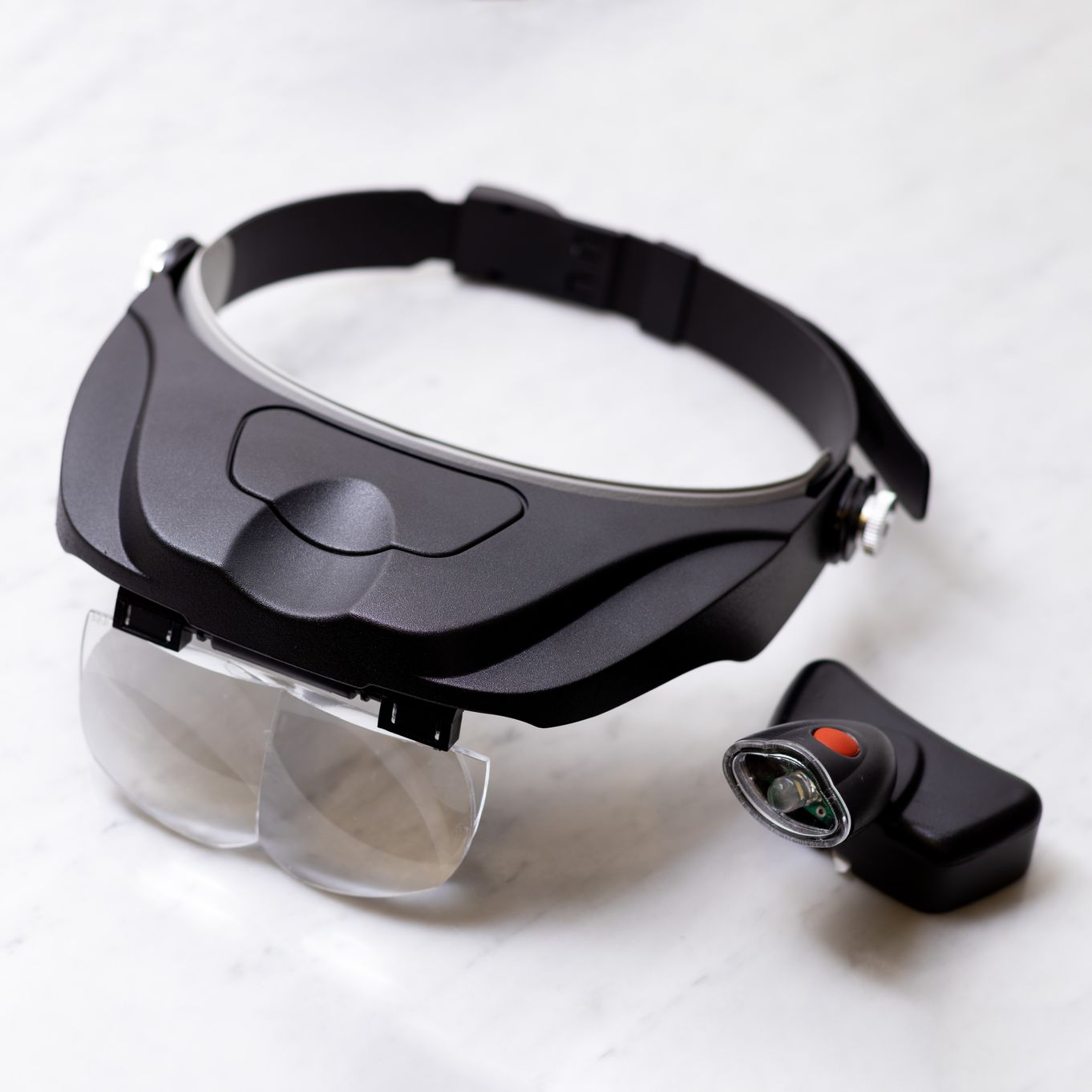 Headband Magnifier With Double LED Light