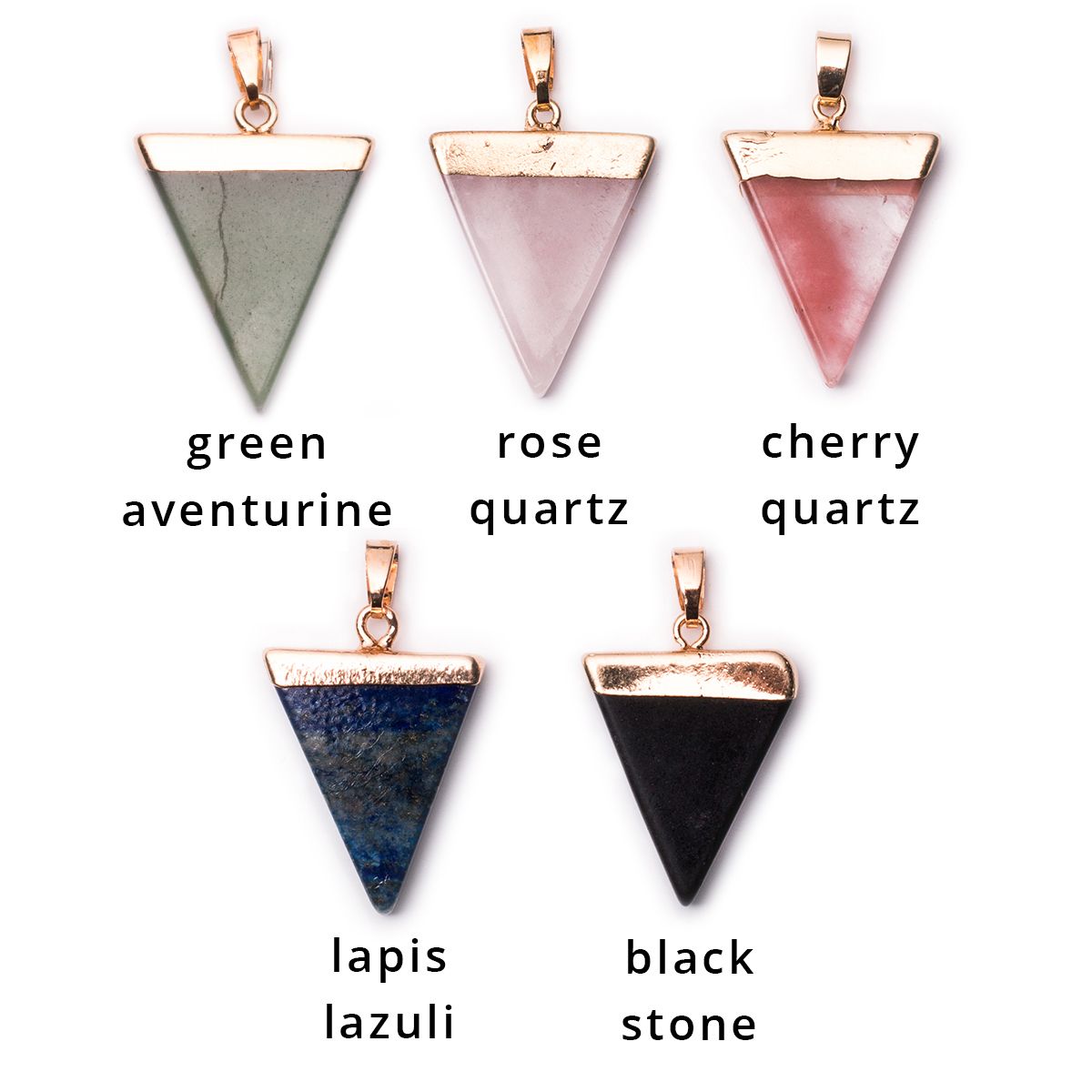 Ready To Wear Gemstone Arrow Pendants | Kernowcraft