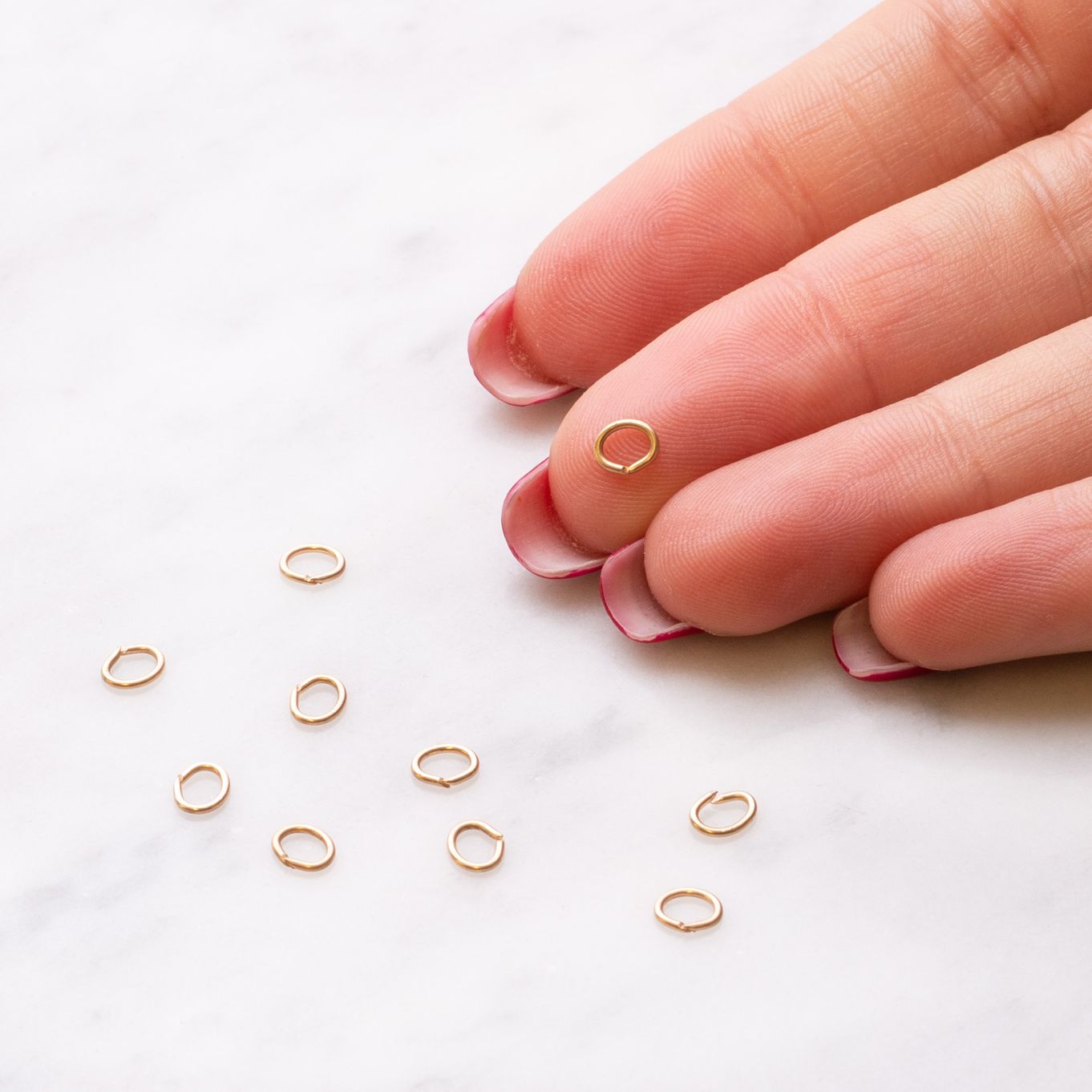 Gold Filled 5mm Oval Jump Rings | Kernowcraft