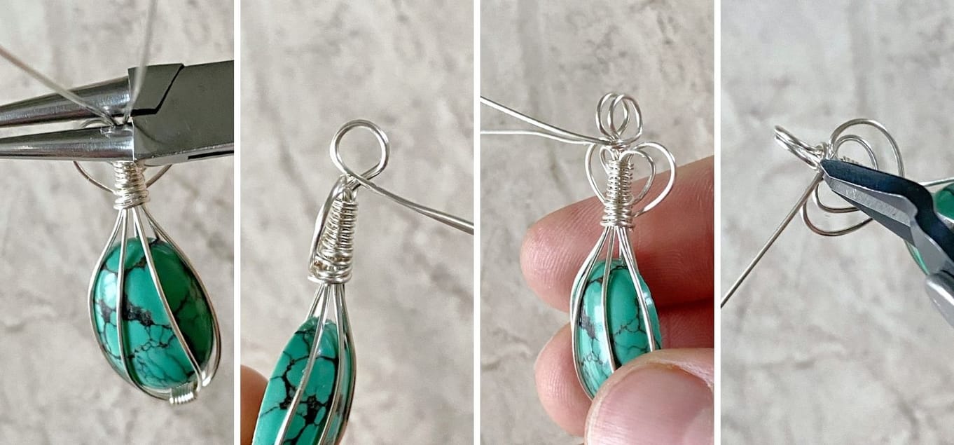 How To Make A Wire Wrapped Cabochon Pendant