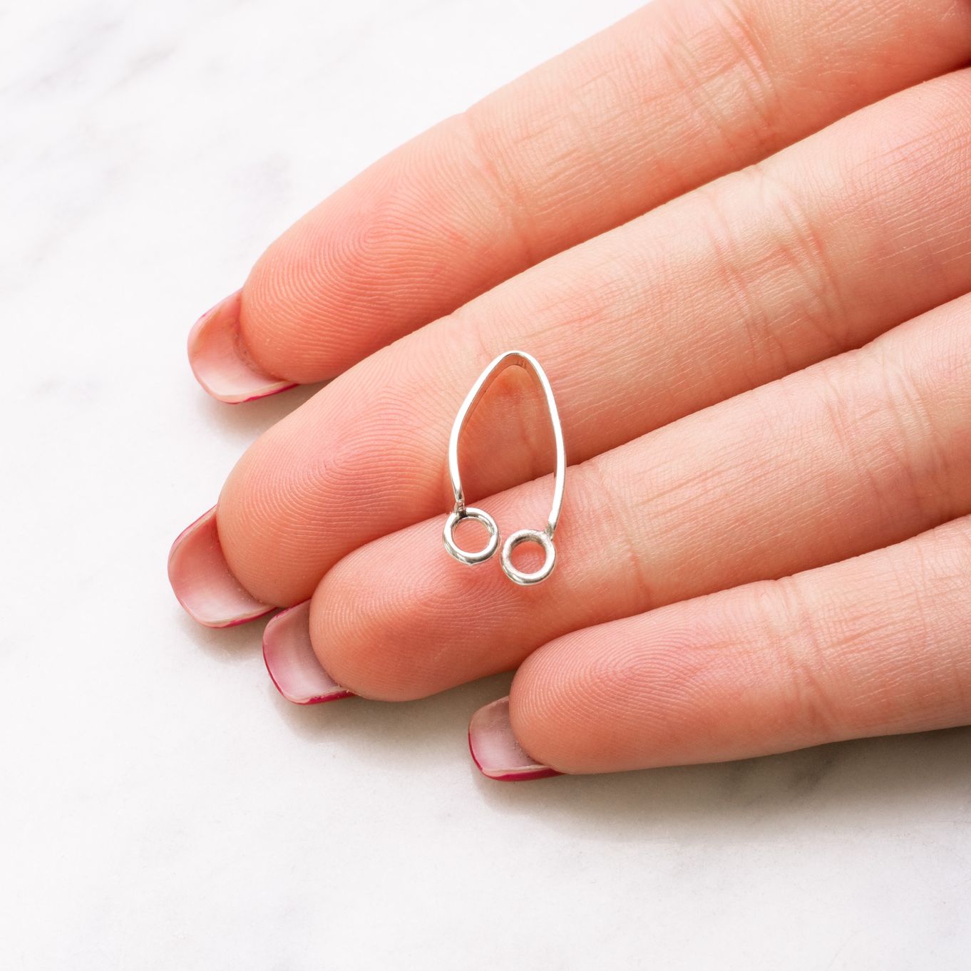 Sterling Silver Donut Bail | Kernowcraft