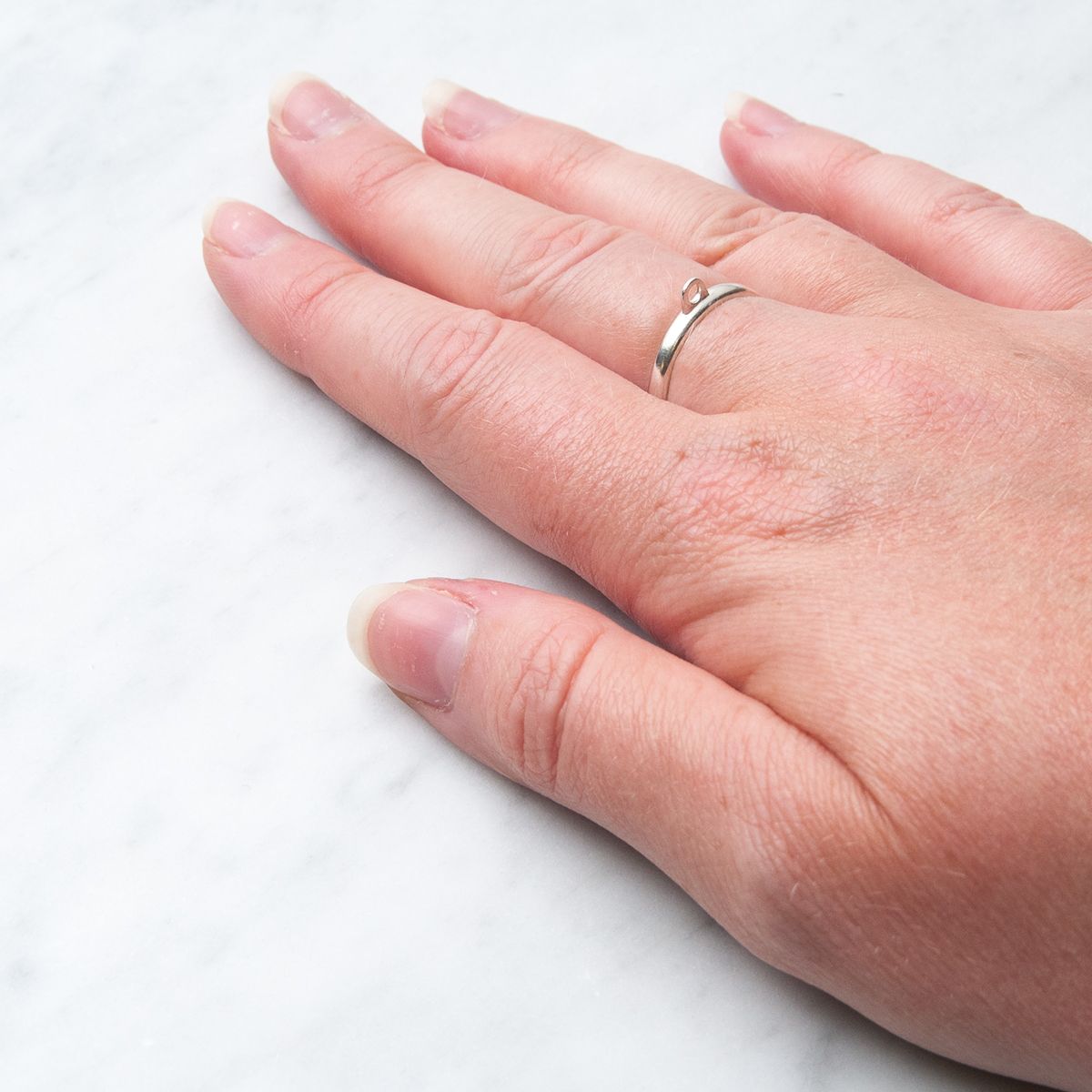 Sterling Silver Loop Ring | Kernowcraft
