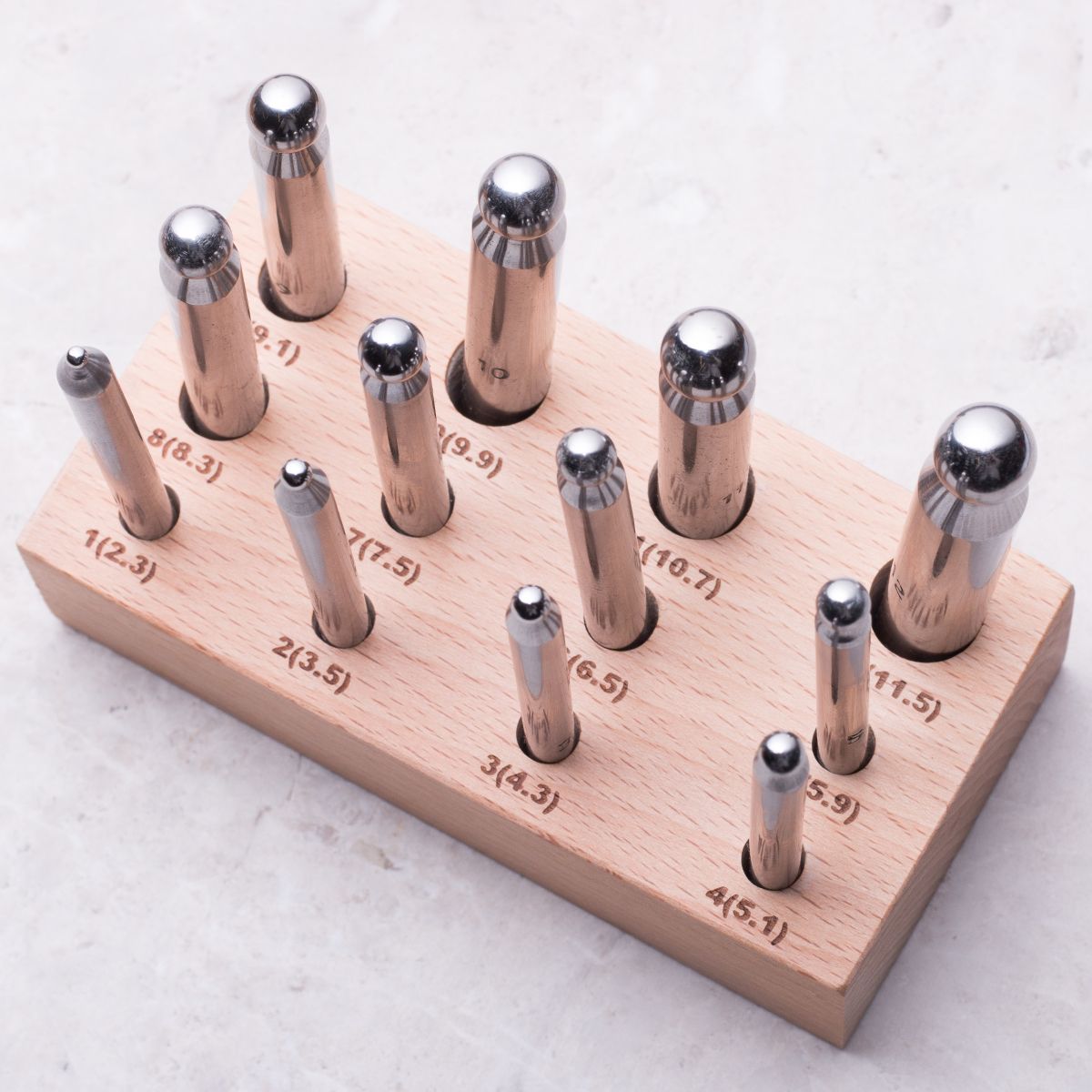 Doming Punches, 18 Steel Punches