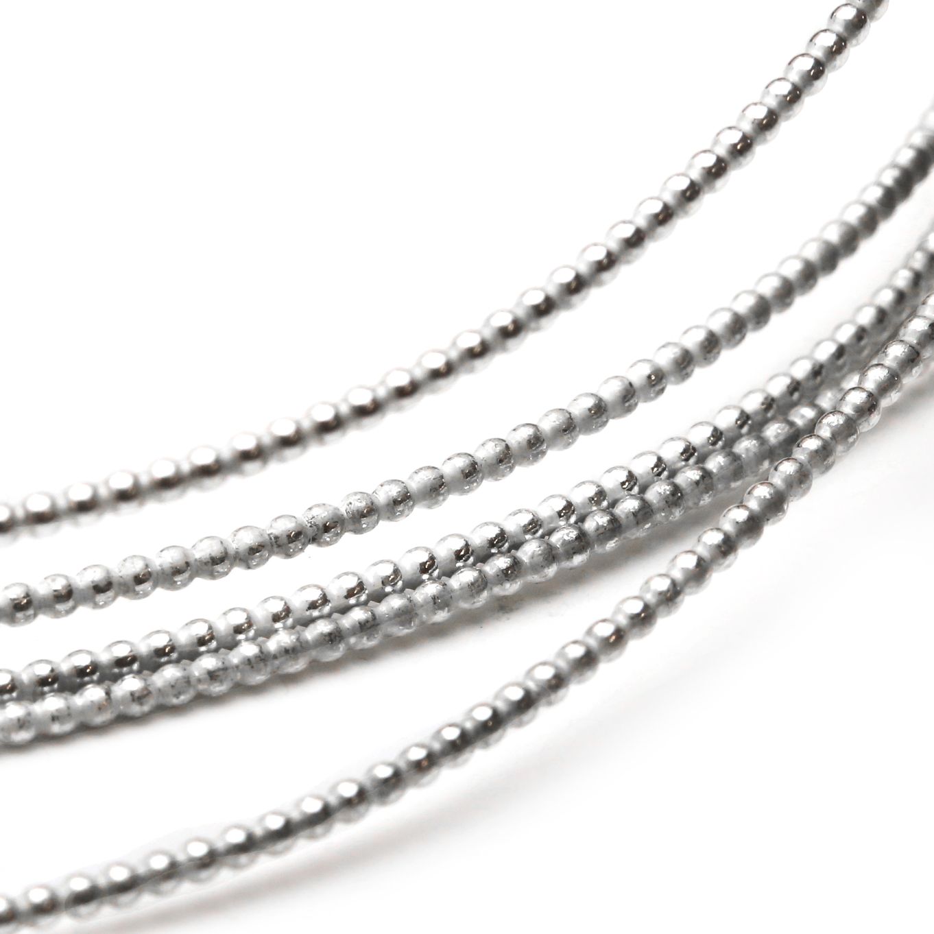 Sterling Silver Beaded Wire For Jewellery Making