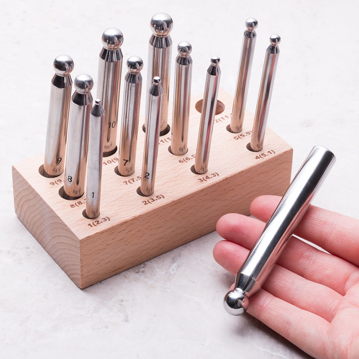 Doming Punches, 18 Steel Punches