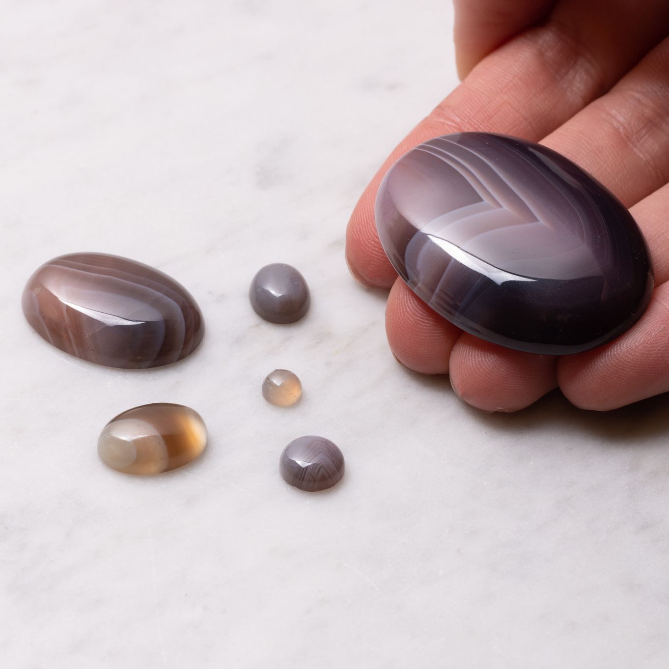 Botswana Agate Cabochons | Kernowcraft
