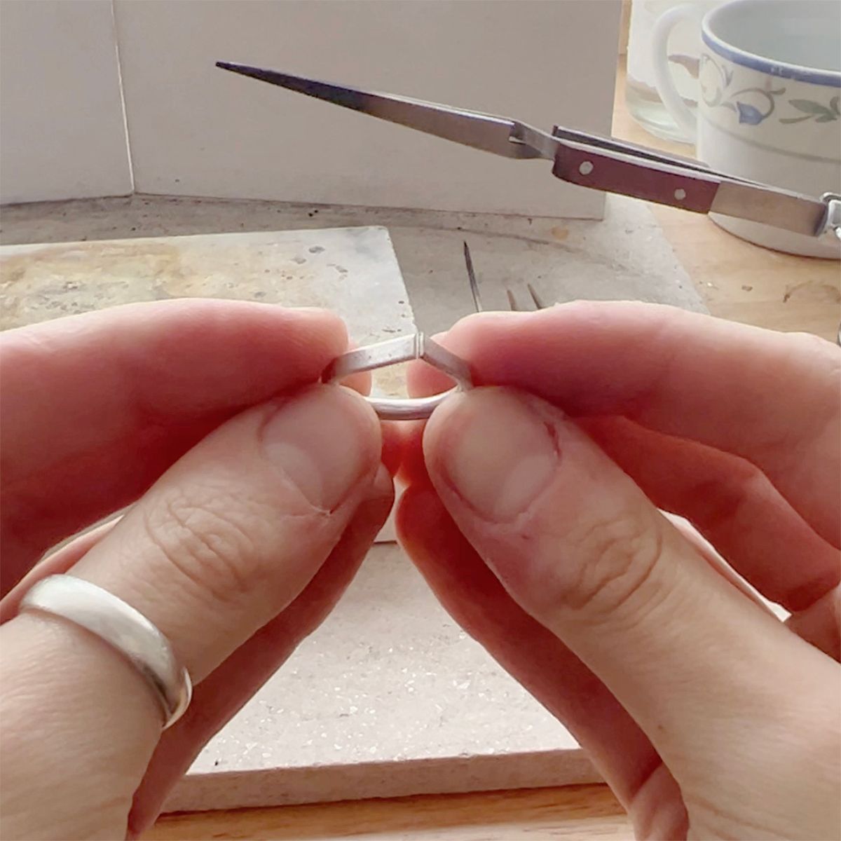 How To Make A Wishbone Ring