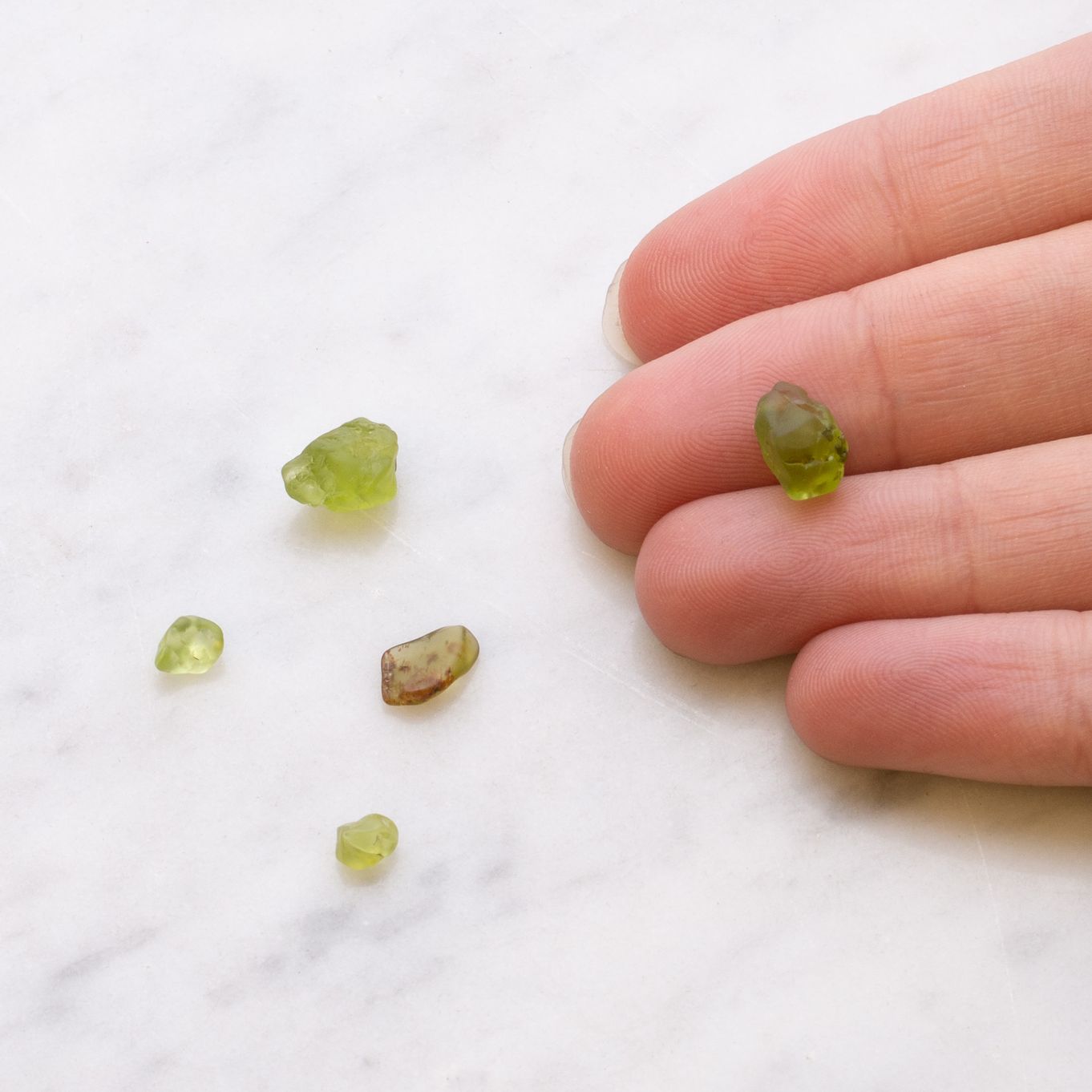 Natural Peridot Tumbled Polished Stones