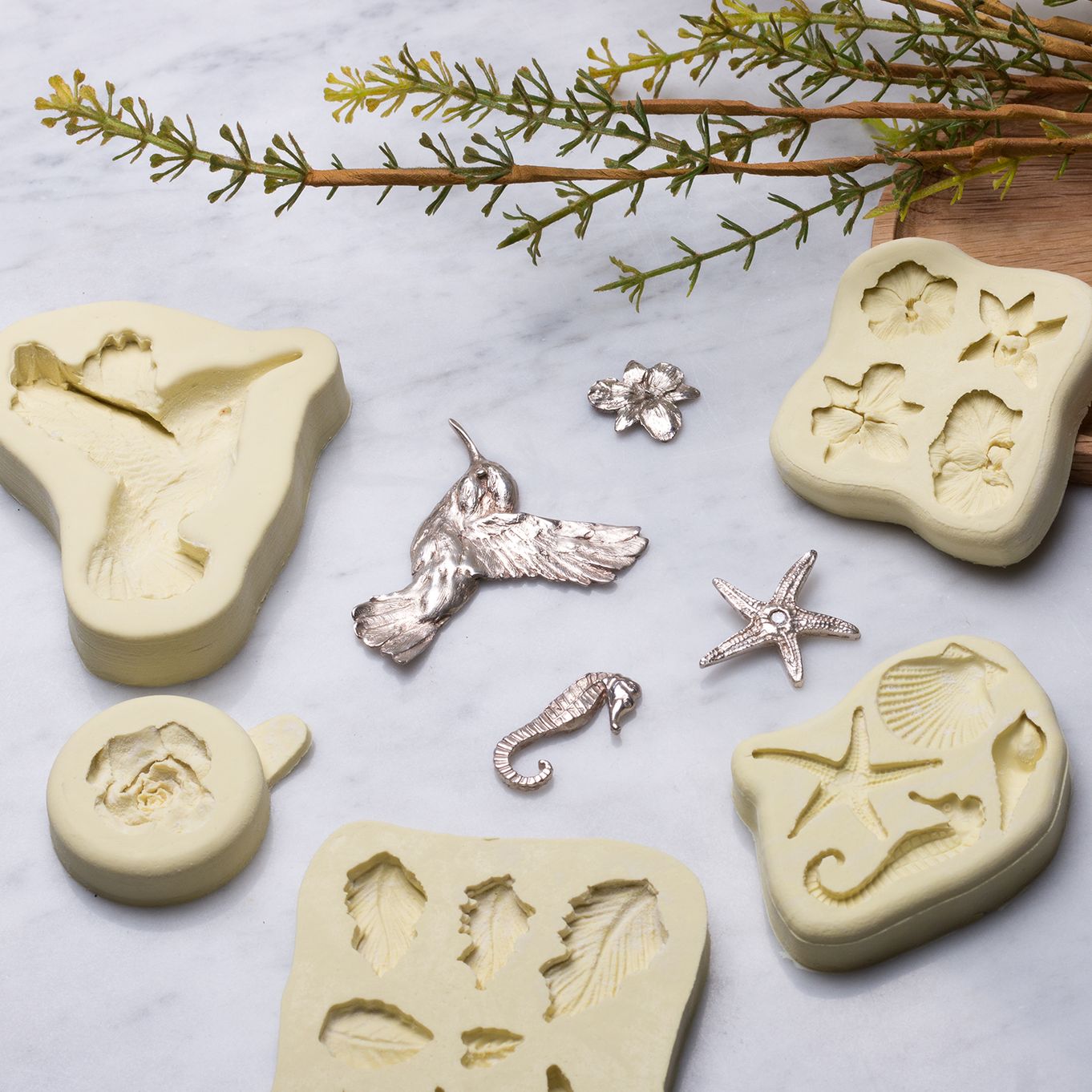 14 Jewellery Designs Using Metal Clay