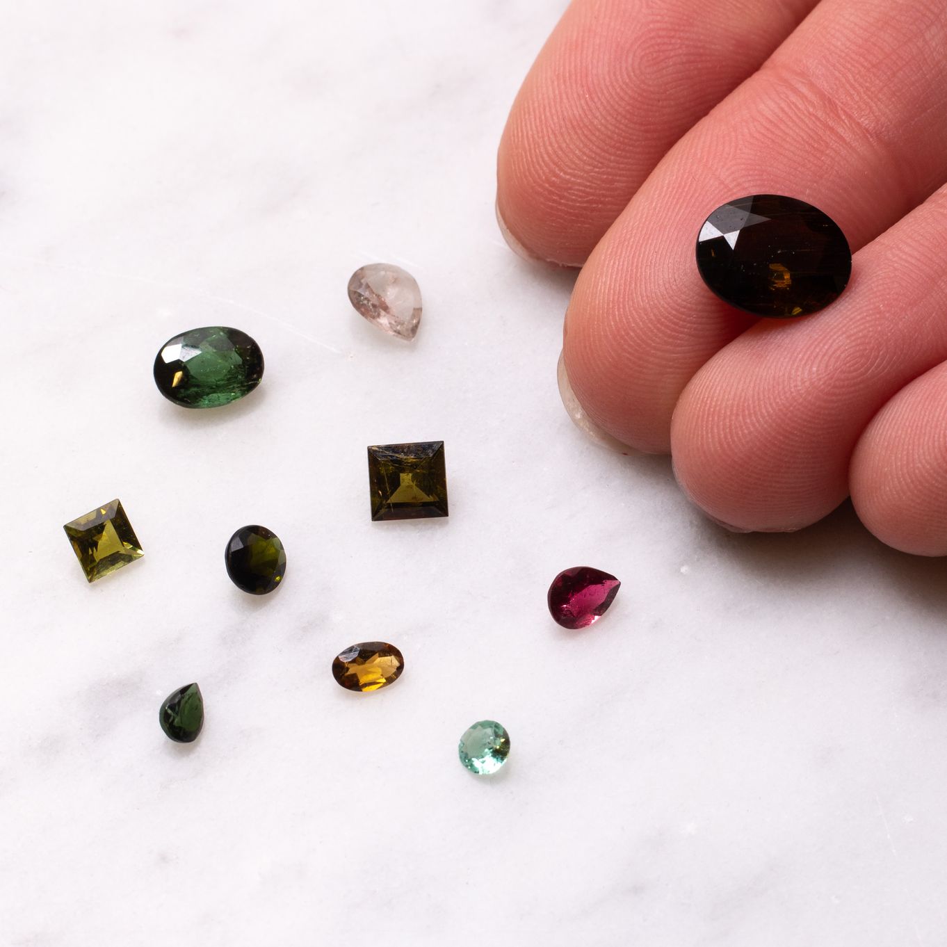 Tourmaline Faceted Stones | Kernowcraft